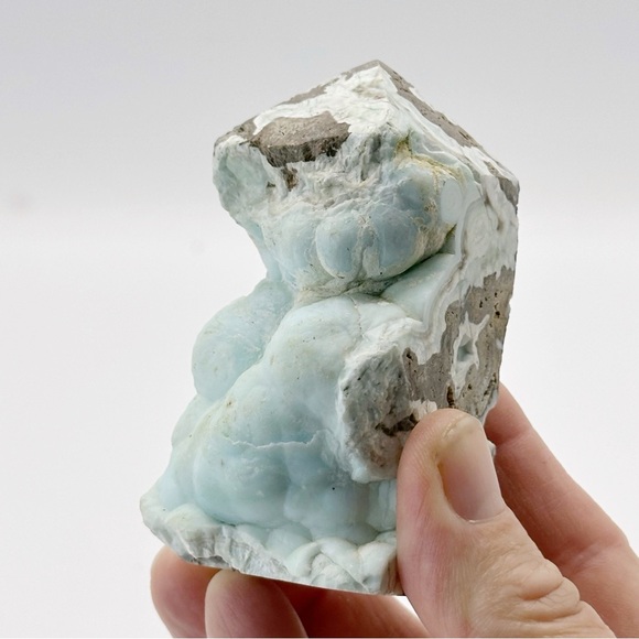 Earth Art hand crafted artisan | Jewelry | Raw Blue Hemimorphite ...